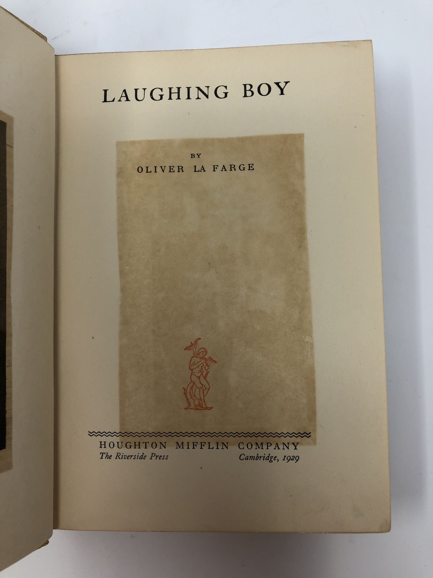 Laughing Boy | Oliver La Farge | First Edition